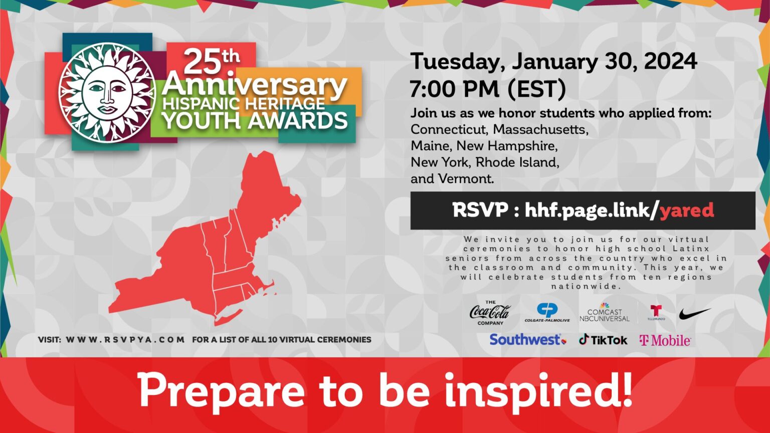 Hispanic Heritage Foundation’s 25th Annual Youth Awards to honor high ...